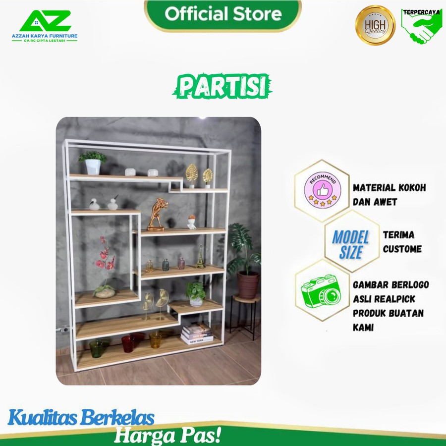 Jual Partisi Penyekat Ruangan Minimalis Industrial/Partisi/Penyekat ...