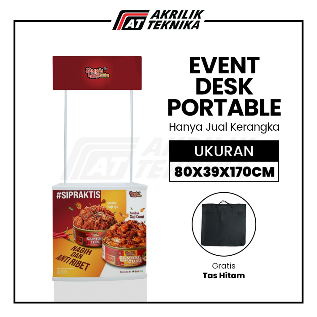 Jual Event Desk Meja Promosi Pameran Jualan Bazzar Booth Standing ...