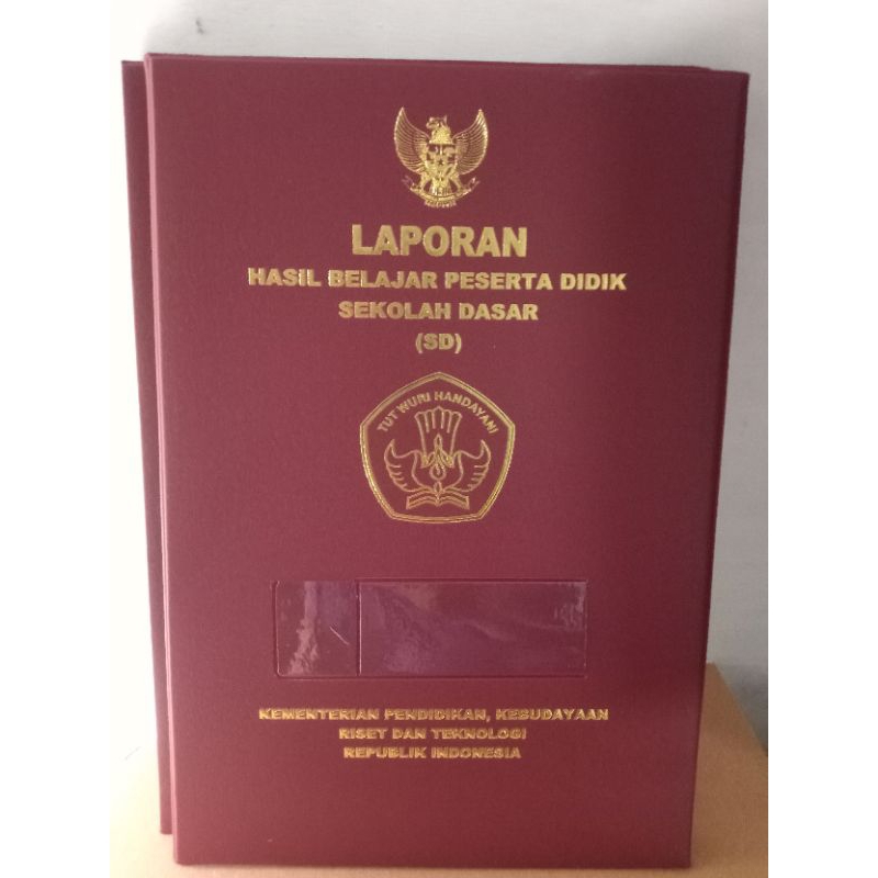 Jual Map Raport Sekolah Dasar || Sampul Raport SD (Umum) Isi 8 Lembar ...