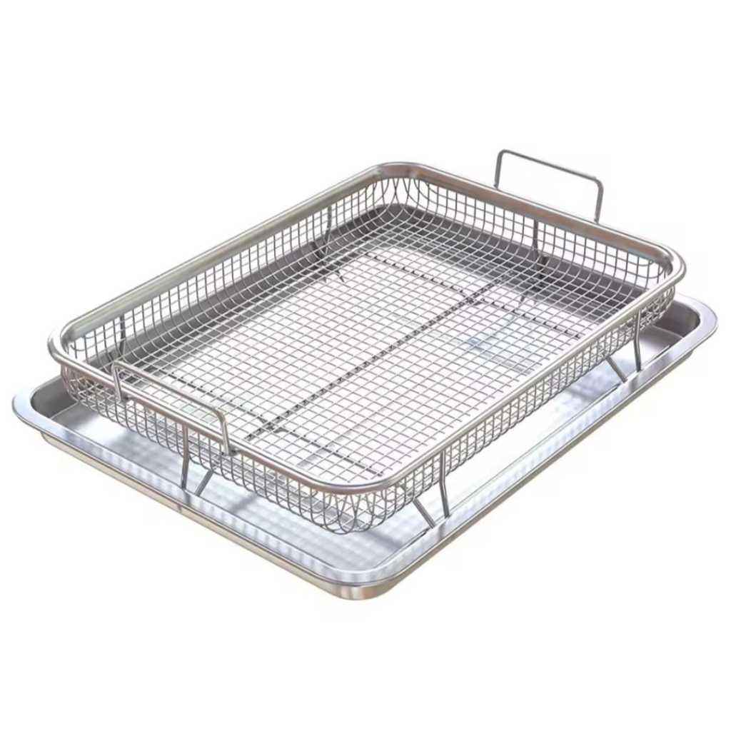 Jual Peniris Gorengan Alas Gorengan Talam Stainless Serbaguna FryerTray ...