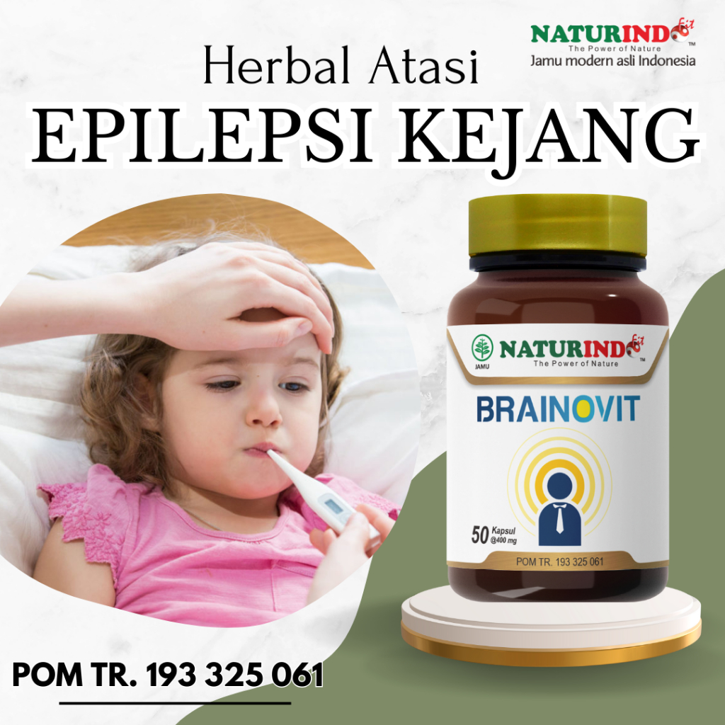 Jual Obat Epilepsi Kejang Anak Dewasa Ampuh Obat Ayan Step Brainovit Naturindo | Shopee Indonesia