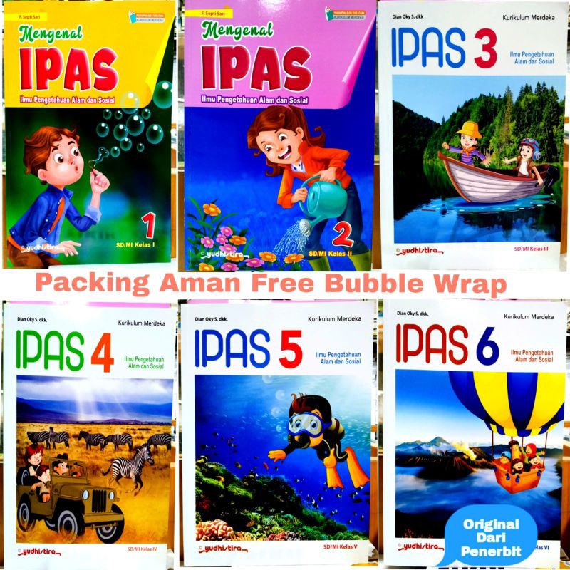 Jual Mengenal IPAS Ilmu Pengetahuan Alam dan Sosial SD Kelas 1 2 3 4 5 ...