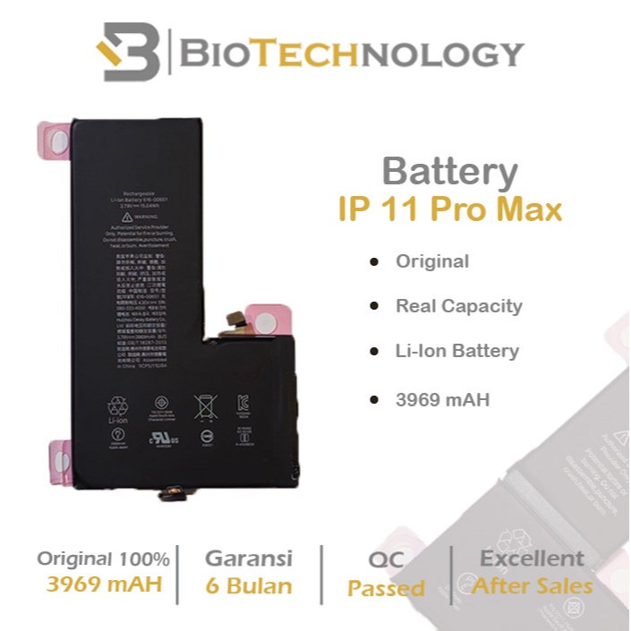 Jual BATERAI BATTERY BATRE IP 11 PRO MAX ORIGINAL 100% | Shopee Indonesia