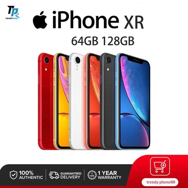 Jual Apple iPhone XR 64GB/128GB HP XR SECOND 100% Original Fullset MULUS SECOND LIKE NEW IPXR ...