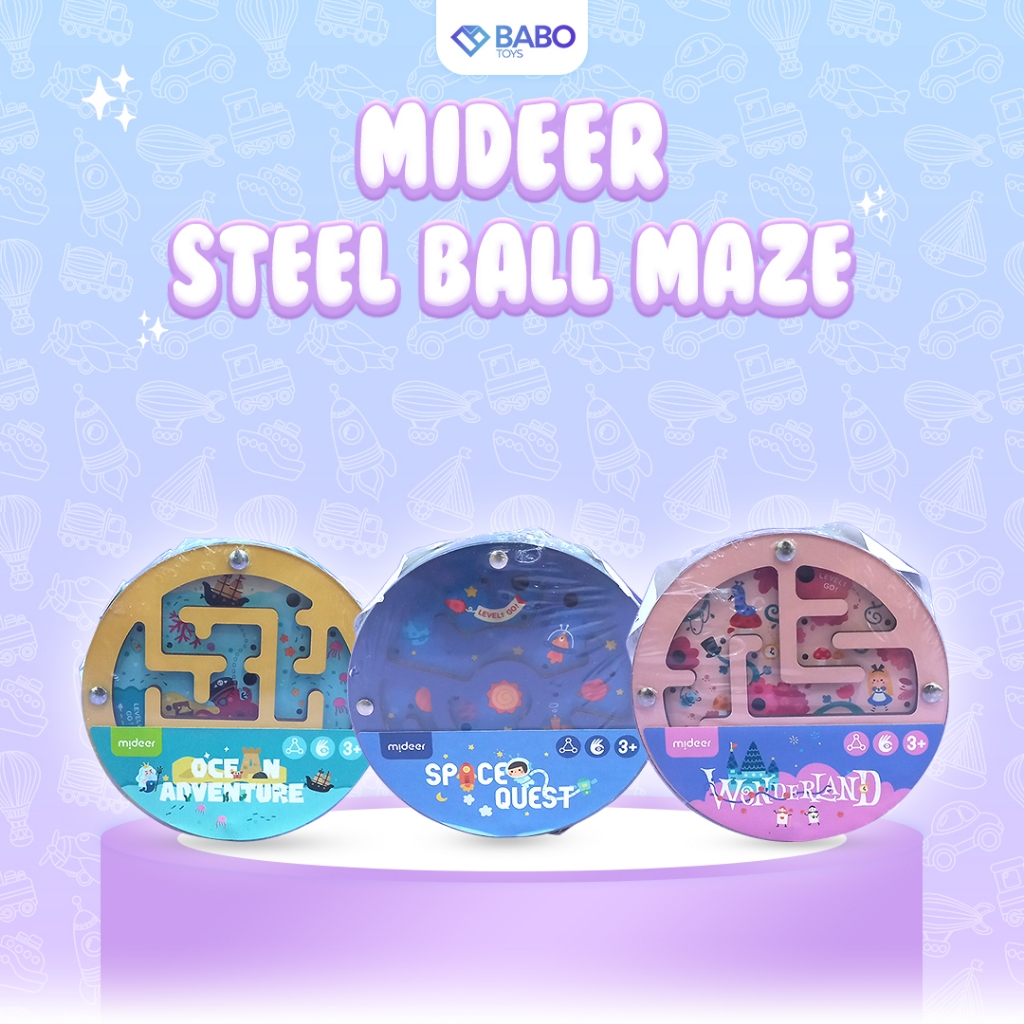 Jual Mideer MD1132 Double Side Steel Ball Maze Toys Mainan Anak Maze ...