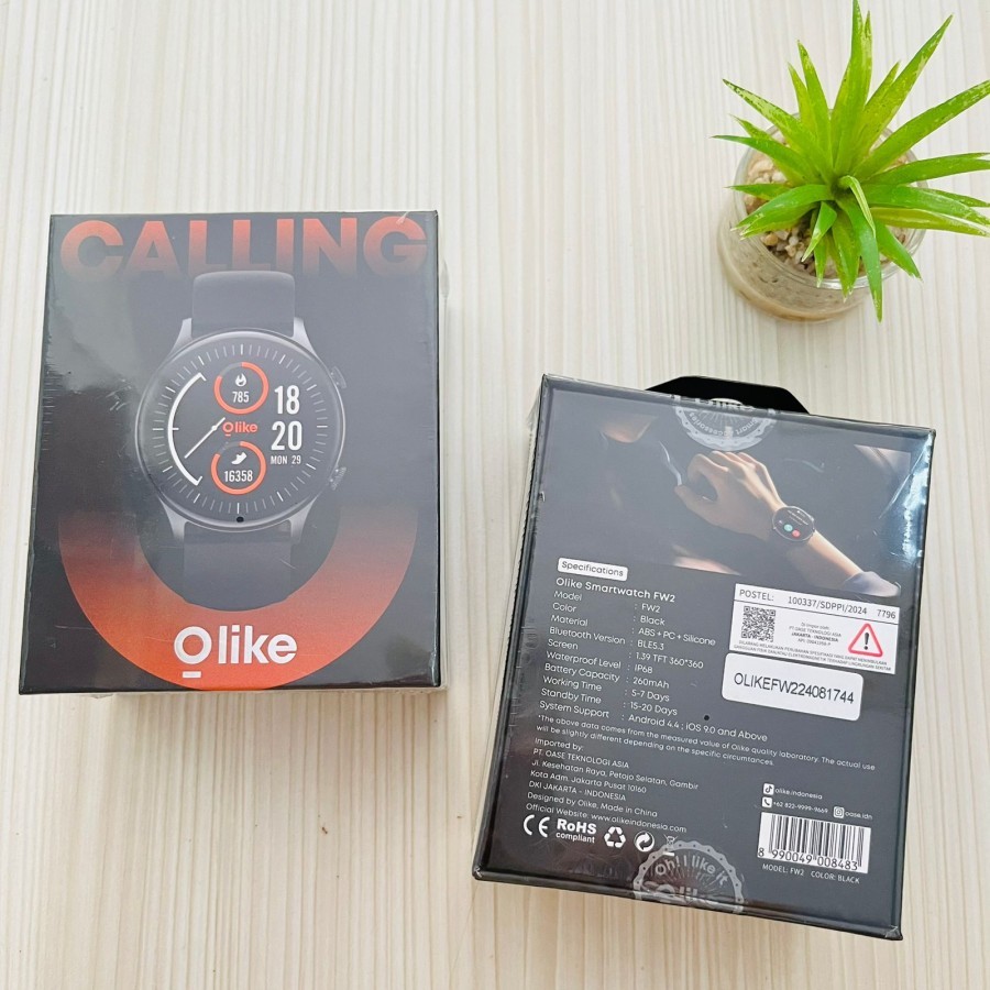 Jual OLIKE Smartwatch FW2 Jam Tangan Smartwatch 1.39" HD Full ...