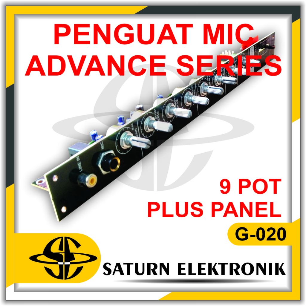 Jual Kit Penguat Mic Advance Series 9Pot Plus Panel G-020 | Shopee ...