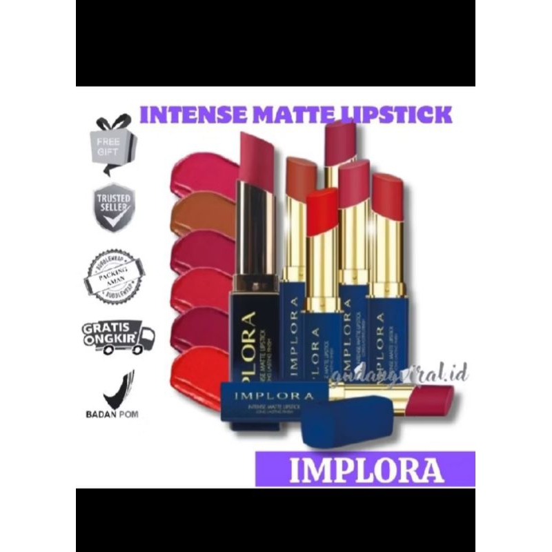 Jual implora intense matte lipstick/lipstik intense implora original ...