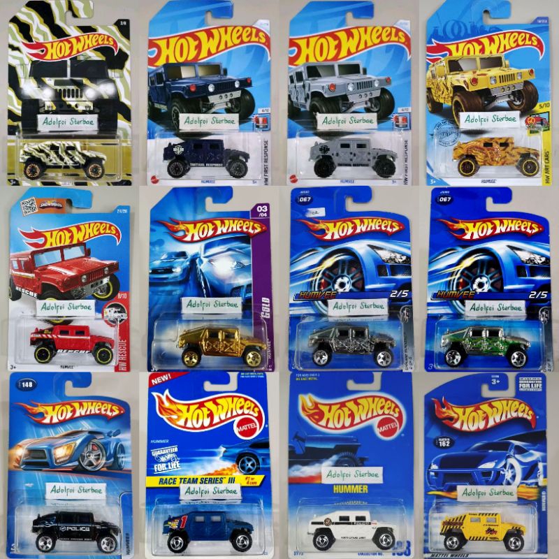 Jual hotwheels hot wheels humvee hummer hw rescue art cars camouflage ...
