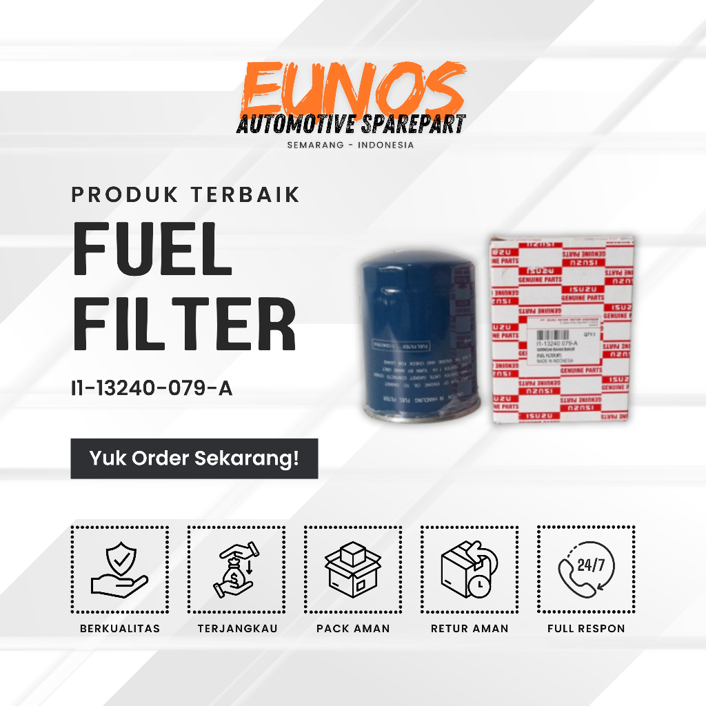 Jual FILTER SOLAR ISUZU BORNEO TRUCK / PANTHER 2.5 ASLI !! PN: I1-13240 ...