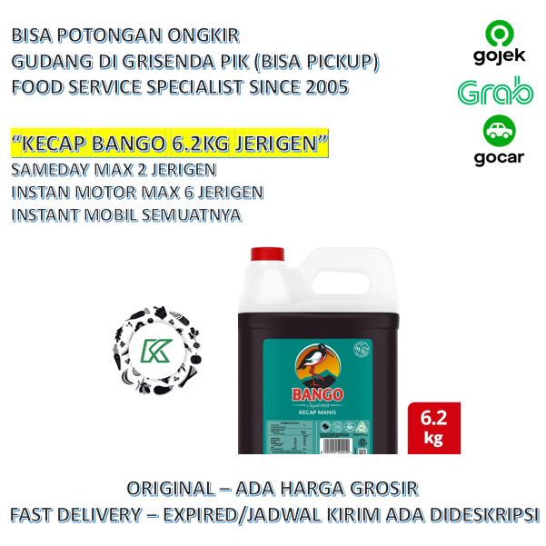 Jual Kecap Manis Bango Jerigen 6.2 kg HOREKA Grosir | Shopee Indonesia