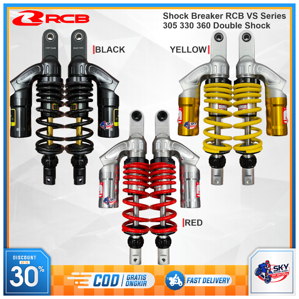 Jual Shock Breaker RCB VS Series 305 330 360 Nmax Old Nmax New Aerox Xmax Pcx 150 Pcx 160 Adv ...