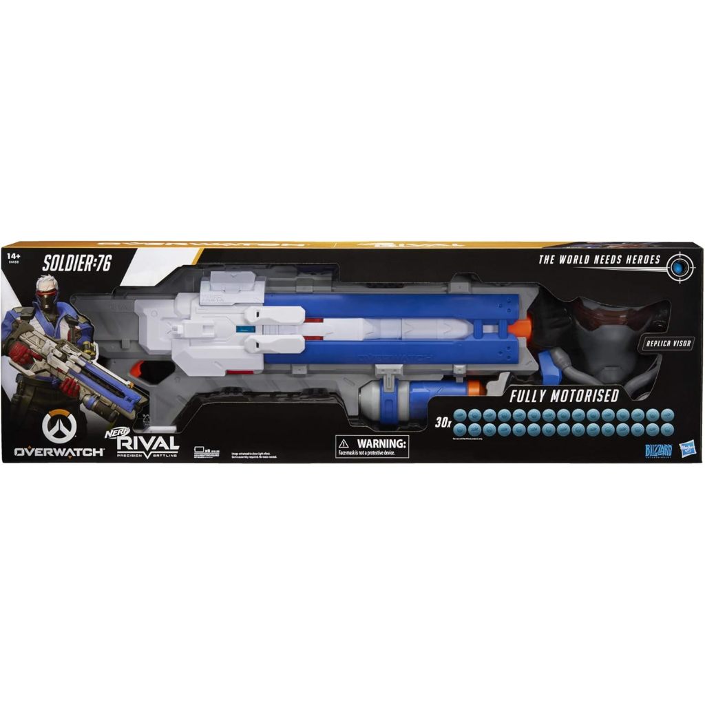 Jual Overwatch Soldier: 76 Nerf Rival Blaster and Targeting Visor ...