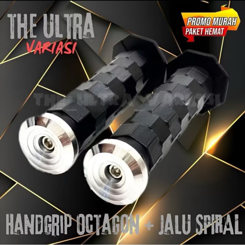 Jual PAKET COD HANDGRIP GRIP HANFAT MODEL OCTAGON SET KIRI KANAN PLUS ...