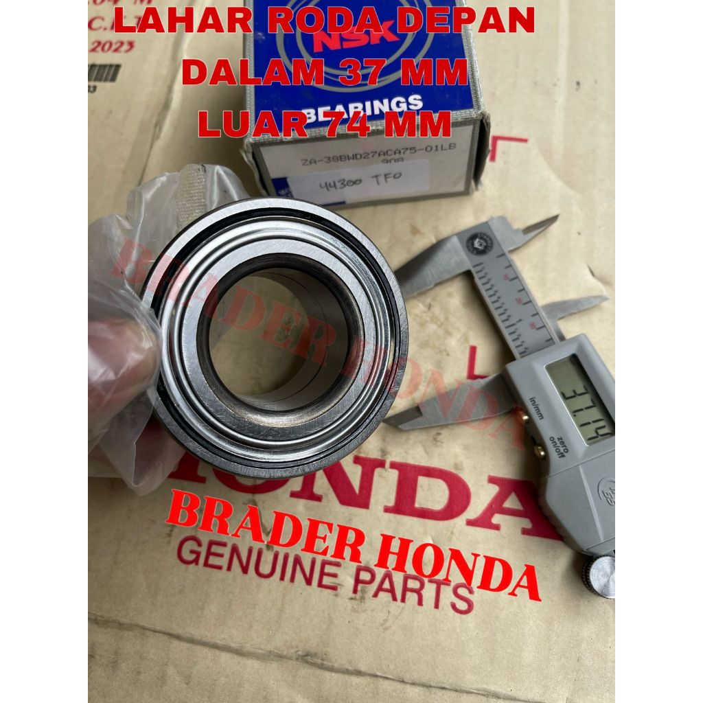 Jual LAHAR RODA DEPAN BEARING WHEEL HUB ABS JAZZ GE8 GK5 CITY GM2 GM6 ...