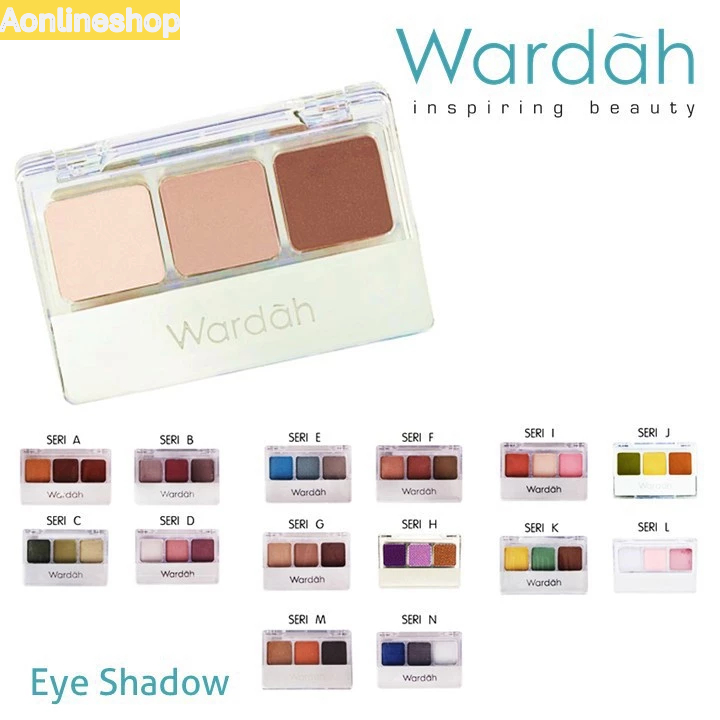 Jual AS Eye Shadow Wardah 3 in 1 Warna Lengkap ~ Wardah Eyeshadow ...