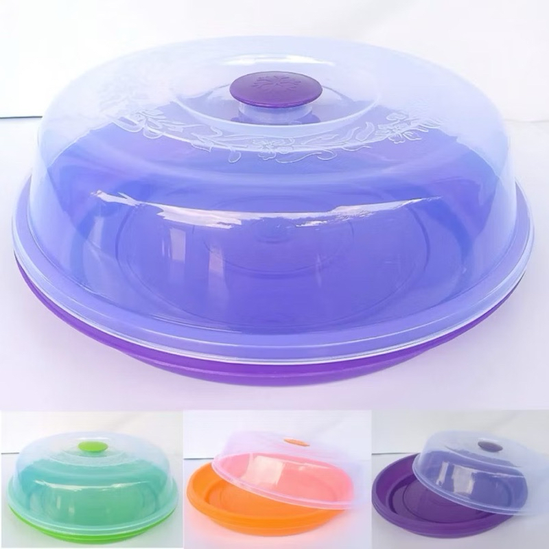 Jual Tempat Bolu Tempat Kue Tempat Roti Bulat Tutup Bening Tempat Bolu ...