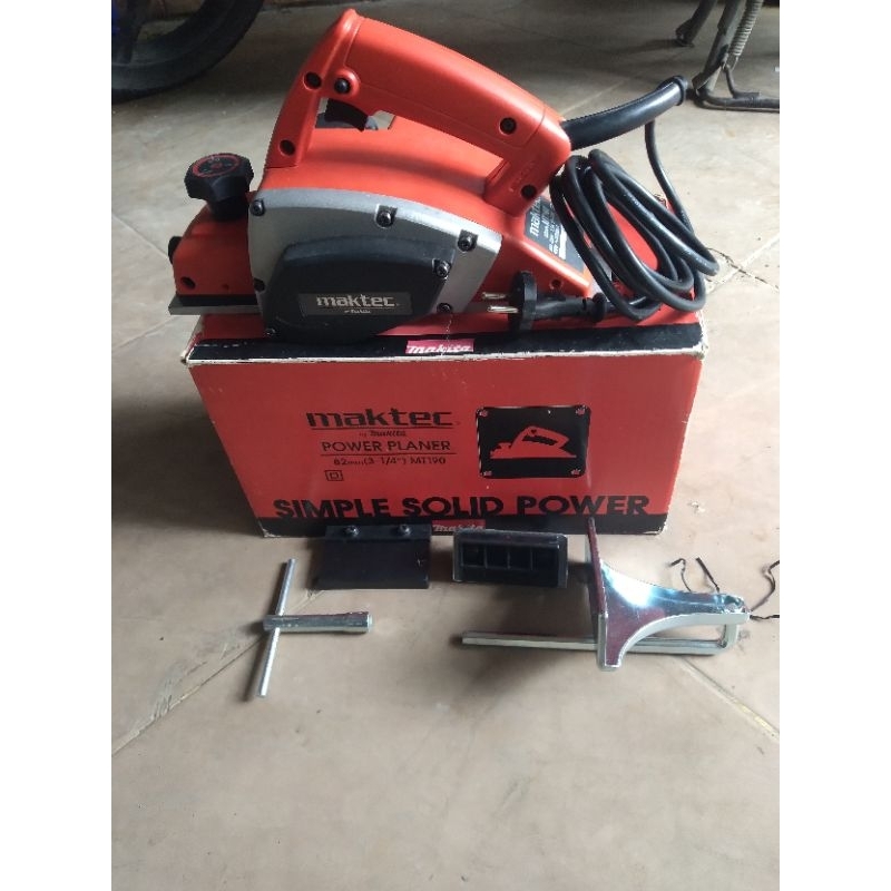 Jual MESIN PLANER/SERUT KAYU MAKTEC BY MAKITA MT-190 NORMAL DAN SIAP ...