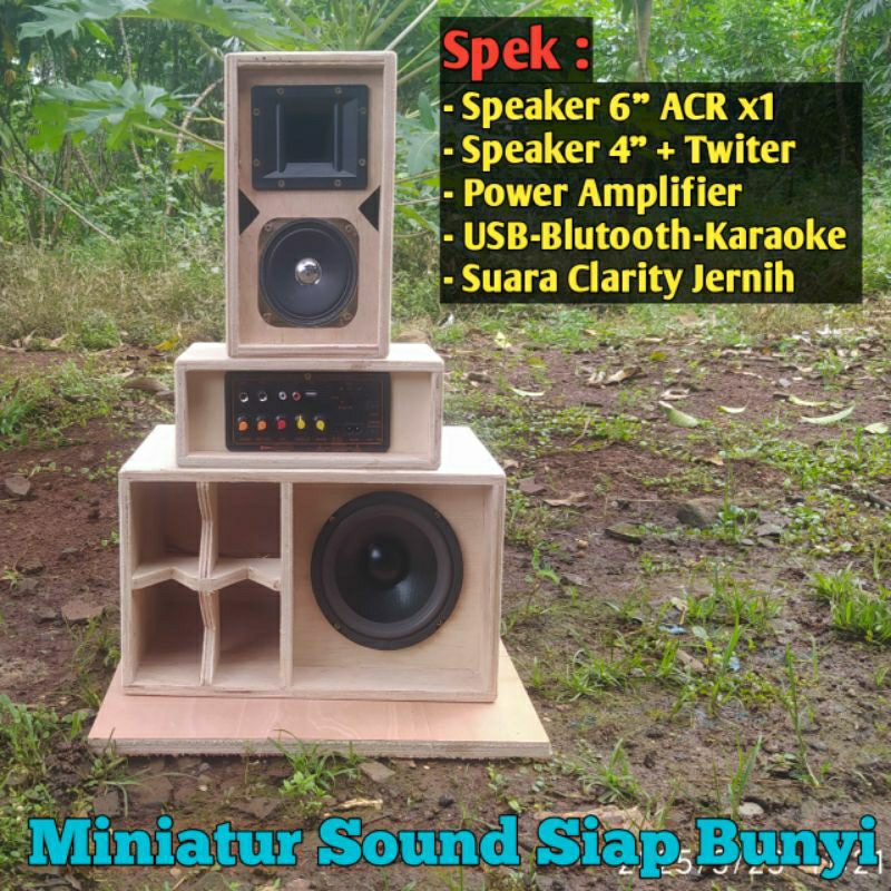 Jual miniatur sound siap bunyi | Shopee Indonesia