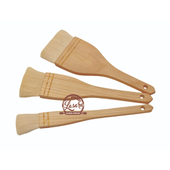 Jual Kuas Kayu Pastry Cooking Brush Kuas Bulu Domba Kuas Kue Kuas Roti ...