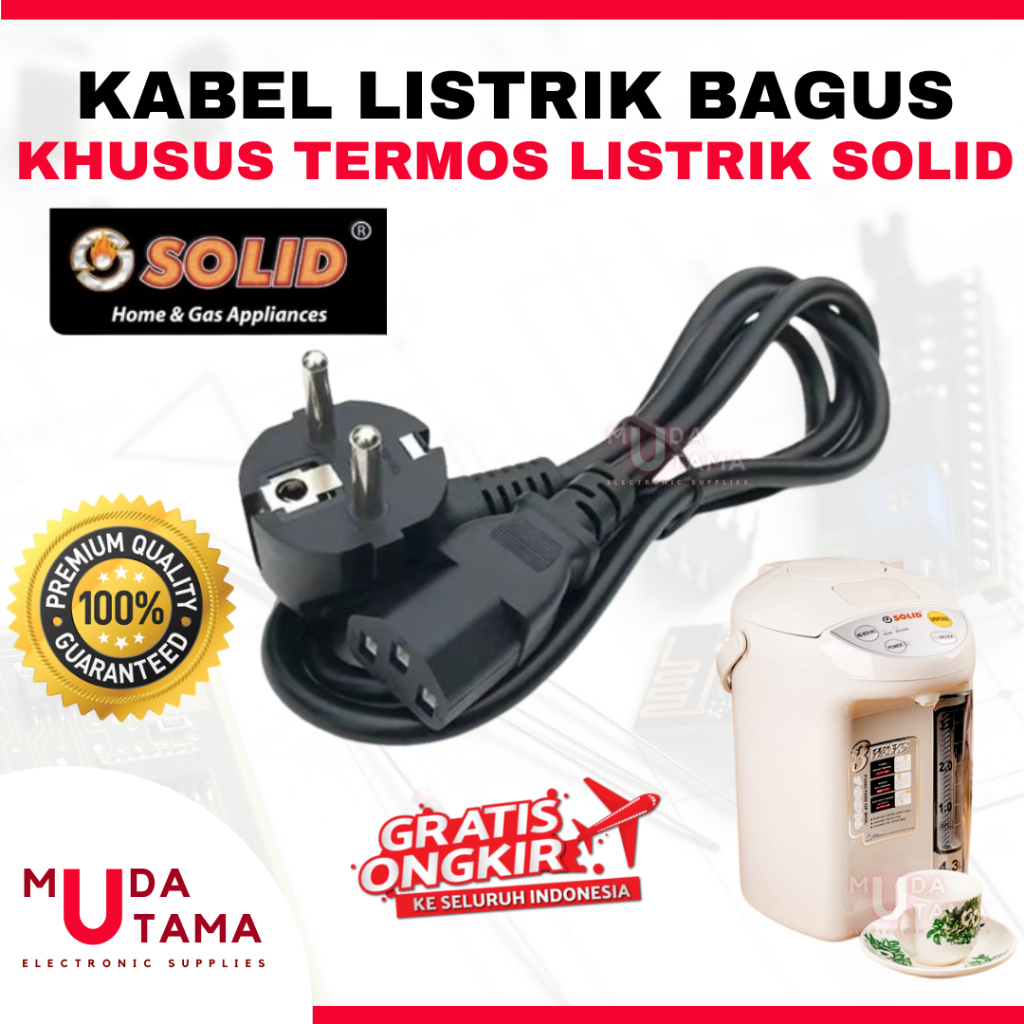 Jual KABEL LISTRIK TERMOS LISTRIK SOLID HIGH QUALITY ANTI KORSLET | COK ...