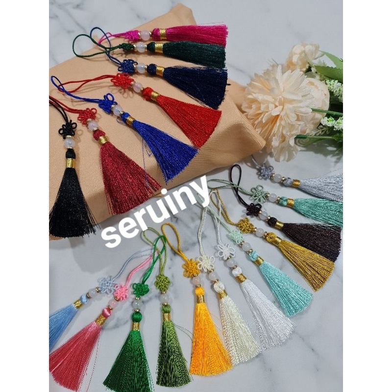 Jual TASSEL /RUMBAI VARIASI SIMPUL BUNGA ~~ECERAN PER 1 PCS | Shopee ...
