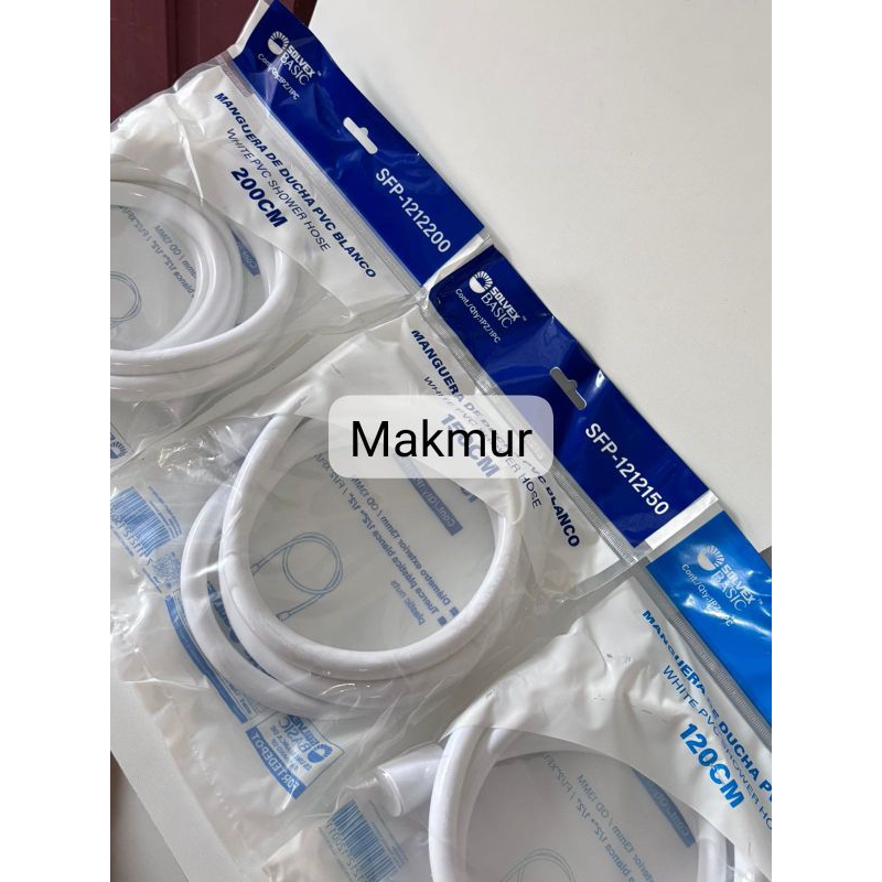 Jual SELANG SHOWER PUTIH PVC FLEKSIBEL / SELANG JET SHOWER KLOSET PVC ...