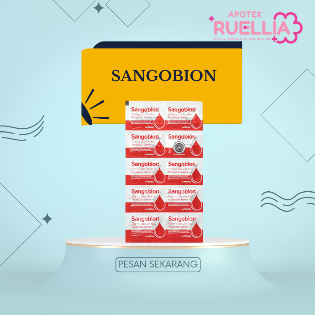 Jual Sangobion Strip Isi 10 Tablet | Shopee Indonesia
