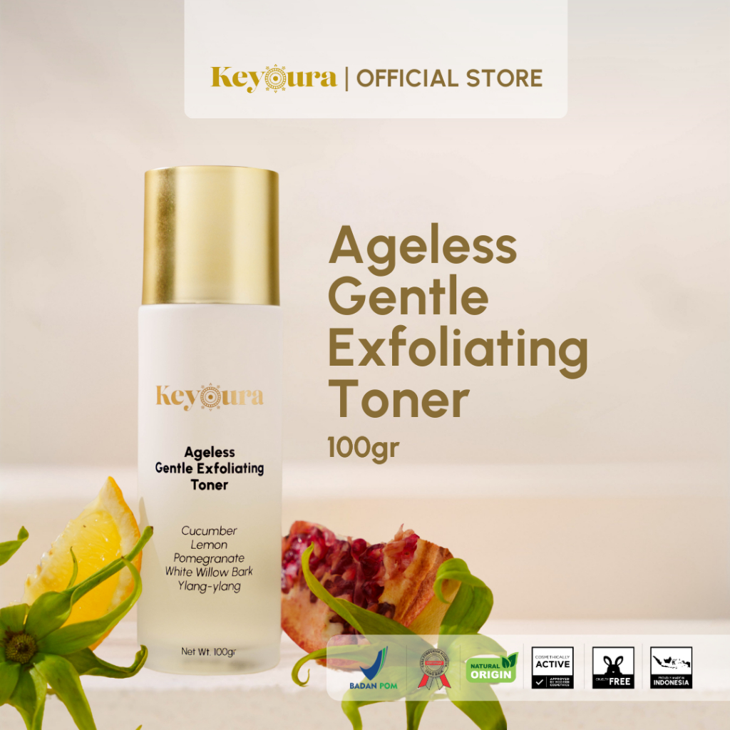 Jual KEYOURA Ageless Gentle Exfoliating Toner 100 gr / Toner Wajah ...
