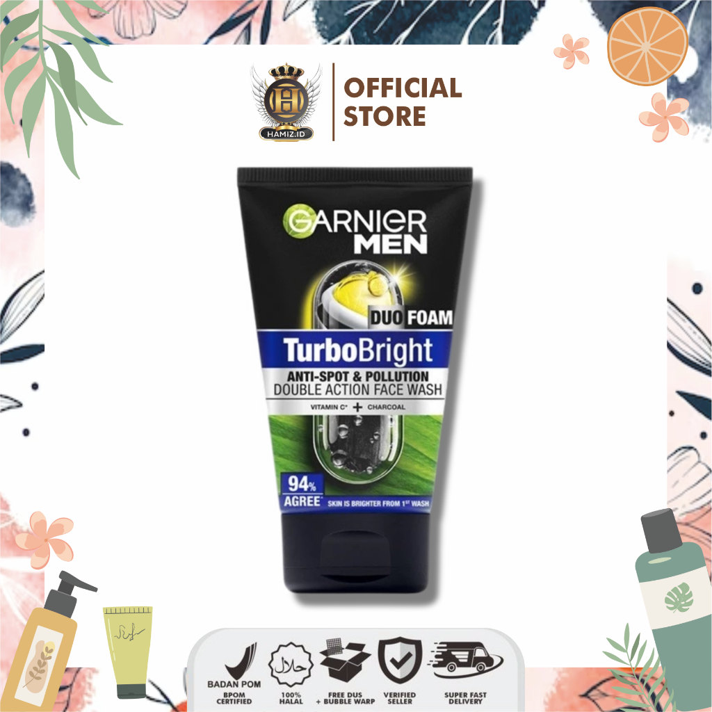 Jual Garnier Men Turbo Bright Super Duo Foam Skin Care - 150ml ...