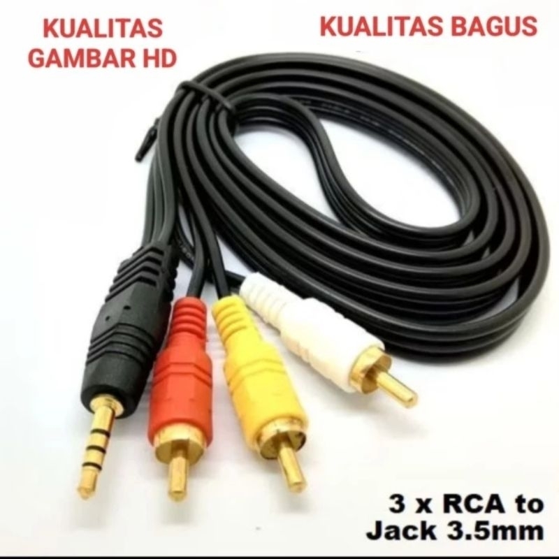 Jual kabel rca set top box POLYTRON PDV610T2 kabel penghubung stb ...
