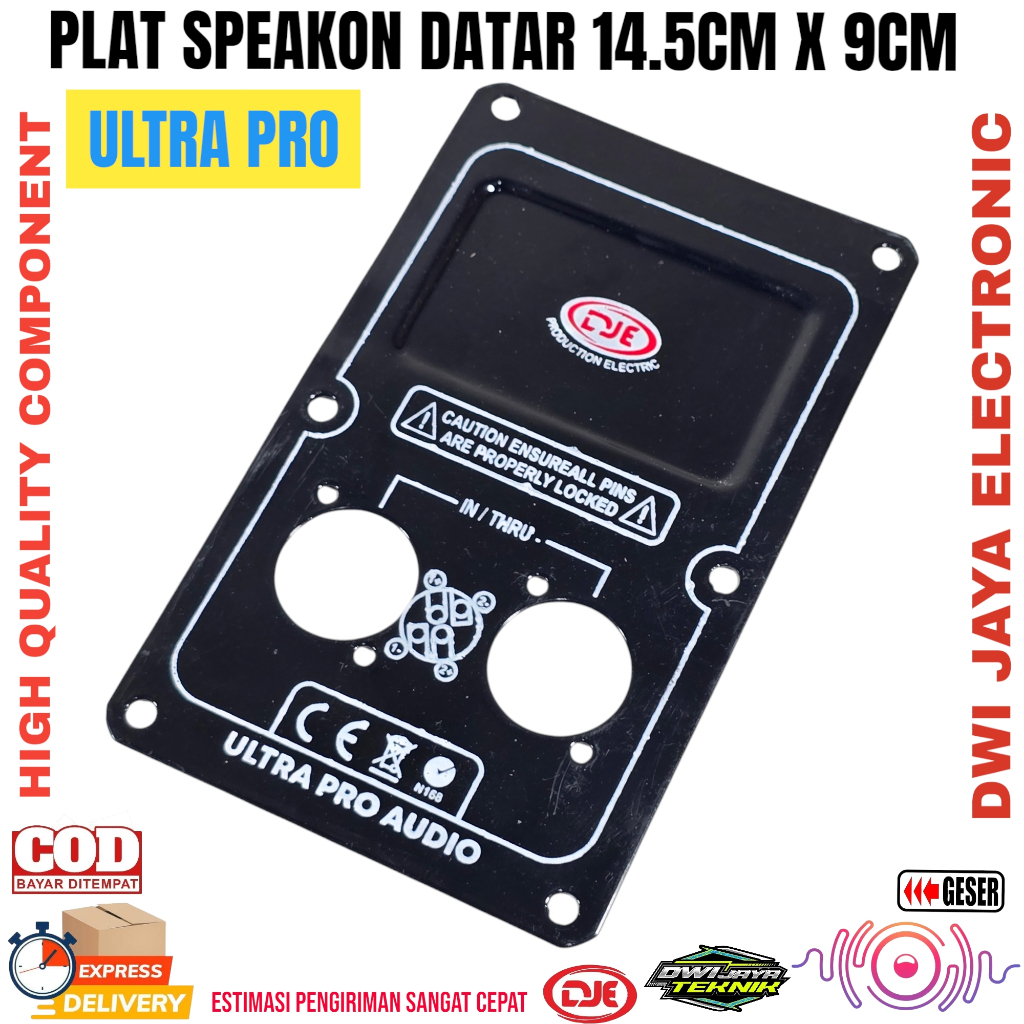 Jual PLAT TERMINAL SPIKON BESI DATAR / TREPES MURAH UKURAN 9x14.5 CM ...