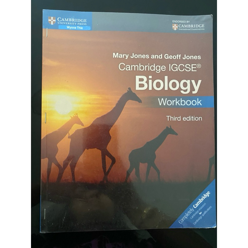 Jual Cambridge IGCSE Biology Workbook (Third edition) | Shopee Indonesia
