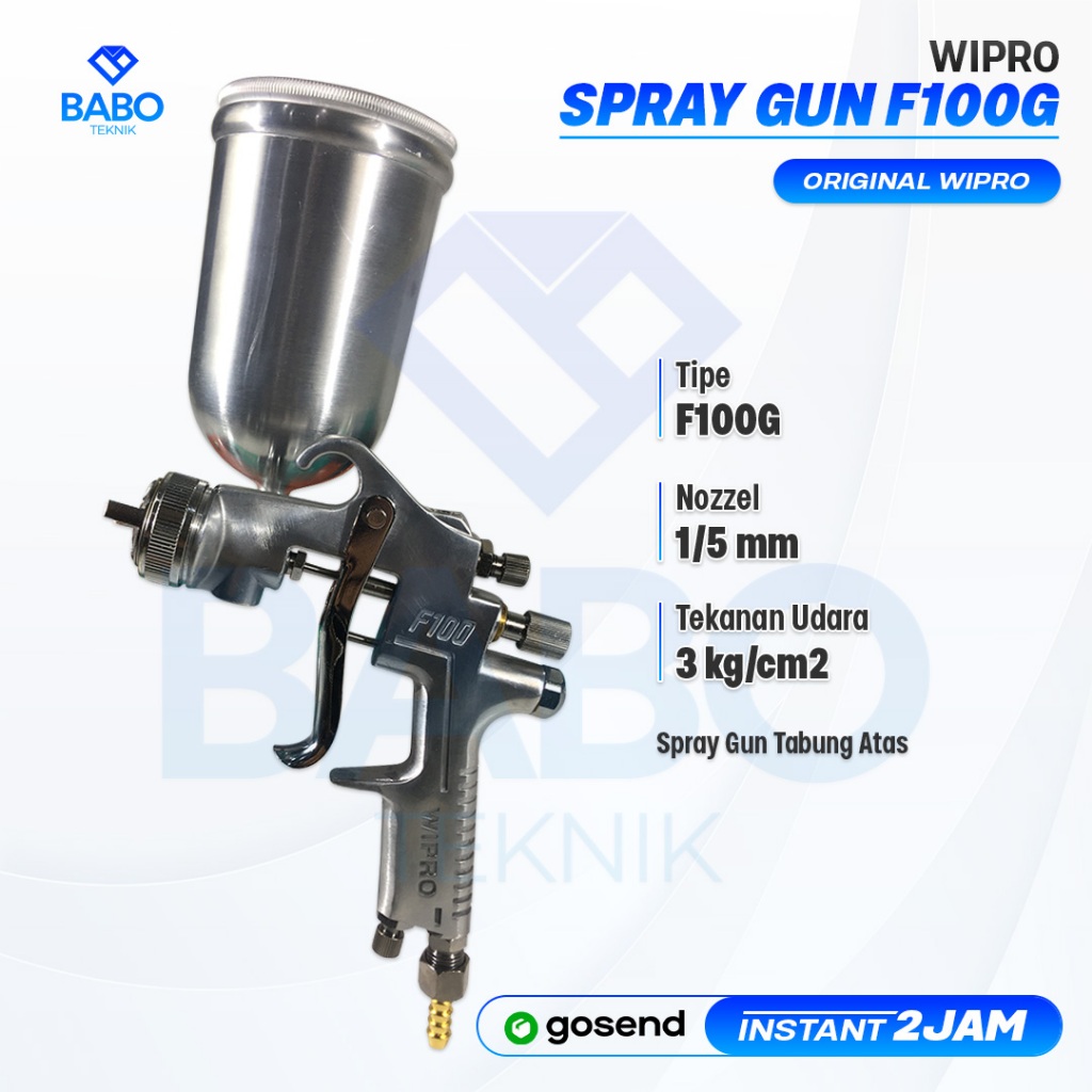 Jual Spray Gun Tabung Atas Wipro F100 G Meiji Type F 100G | Shopee Indonesia