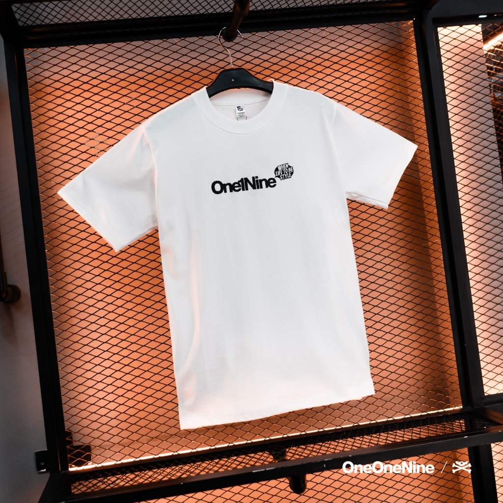 Jual Oneonenine Ksr Tshirt Thinkdoom White - Kaos Pria Distro Combed ...