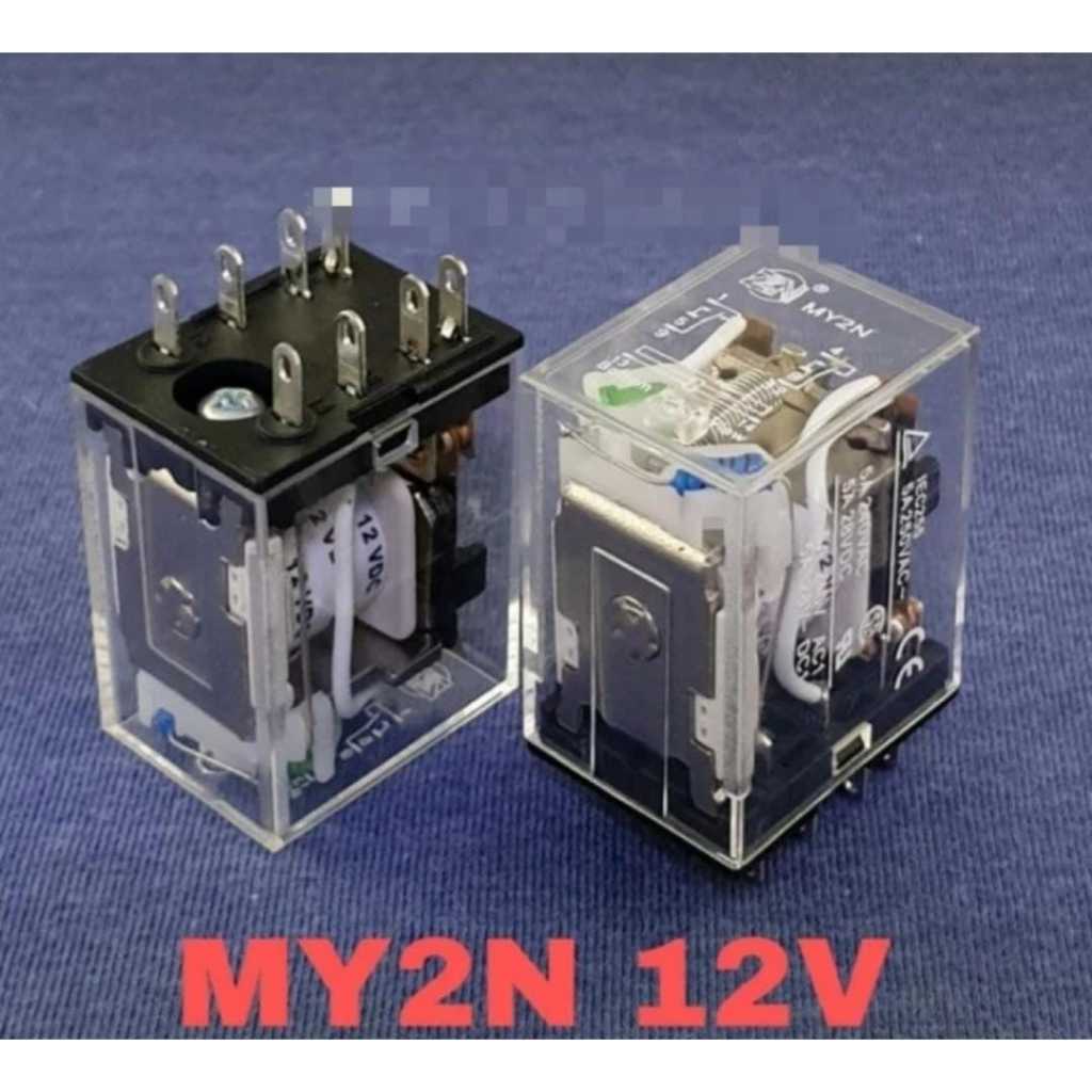 Jual RE2513 relay rilay my2n my2 my2nj 12v 12volt 12 v volt dc 12vdc ...