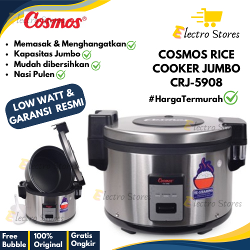 Jual COSMOS RICE COOKER JUMBO / MAGIC COM / CRJ5908 / CRJ 5908 / CRJ ...