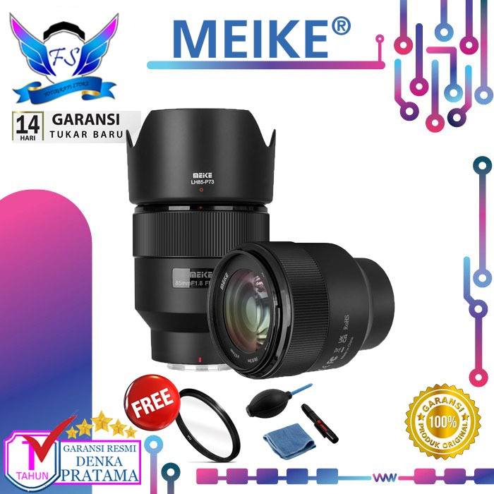 Jual Lensa Meike AF 85mm f1.8 for Fuji X Mount Full Frame STM / Meike ...