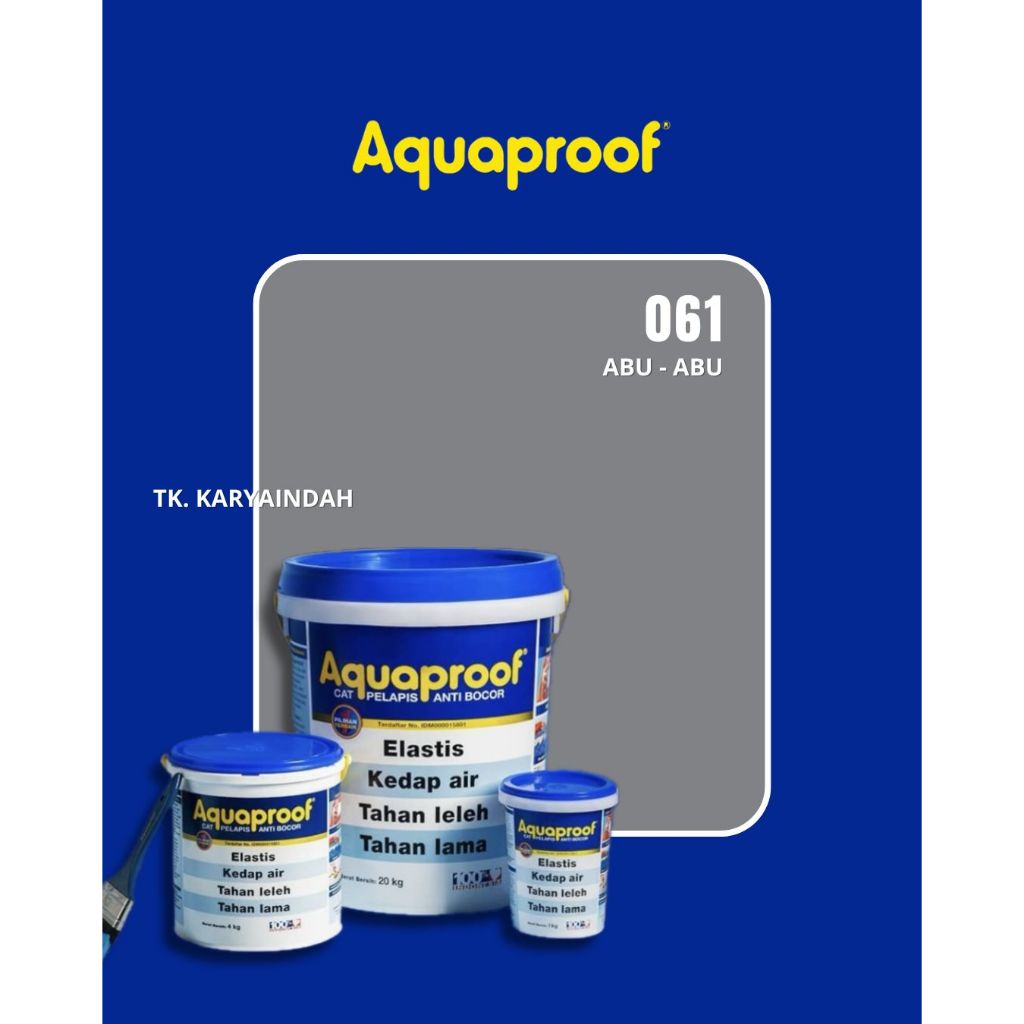 Jual Aquaproof pail 20kg / cat pelapis anti bocor aqua proof 20 kg | Shopee Indonesia