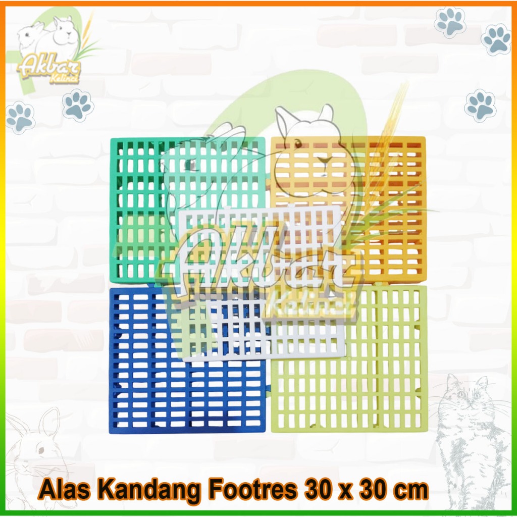 Jual alas kandang Hewan footrest 30x30 cm - Palet Plastik -tatakan kandang | Shopee Indonesia