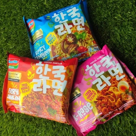 Jual Indomie Korean Fiery Chickin Flavor / Korean Series Spicy Ramyeon Flavor / Korean Series K ...