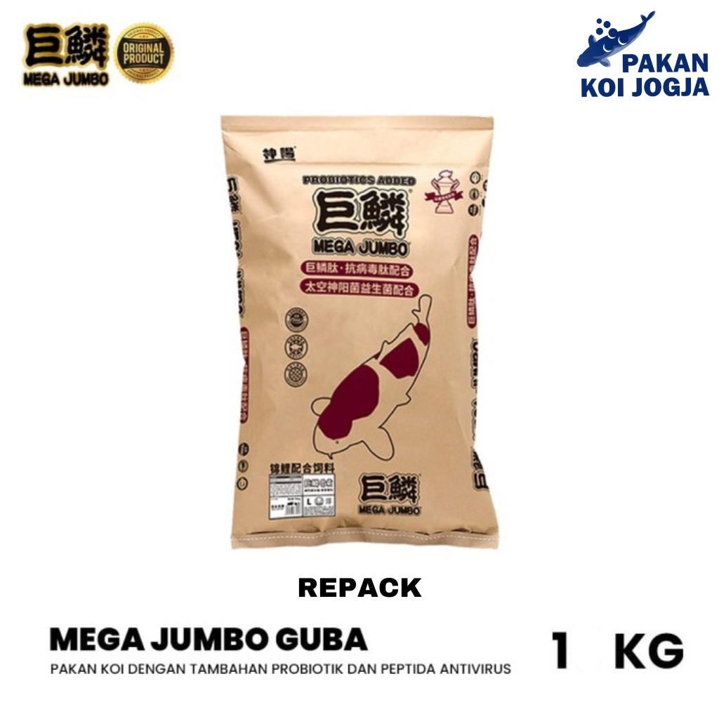Jual Mega Jumbo Guba REPACK Pakan Pellet Pelet Ikan Koi Size M/L | Shopee Indonesia