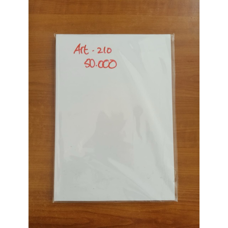 Jual KERTAS ART PAPER A4 GLOSSY DOUBLE SIDE 210 GSM 50 LBR | Shopee ...