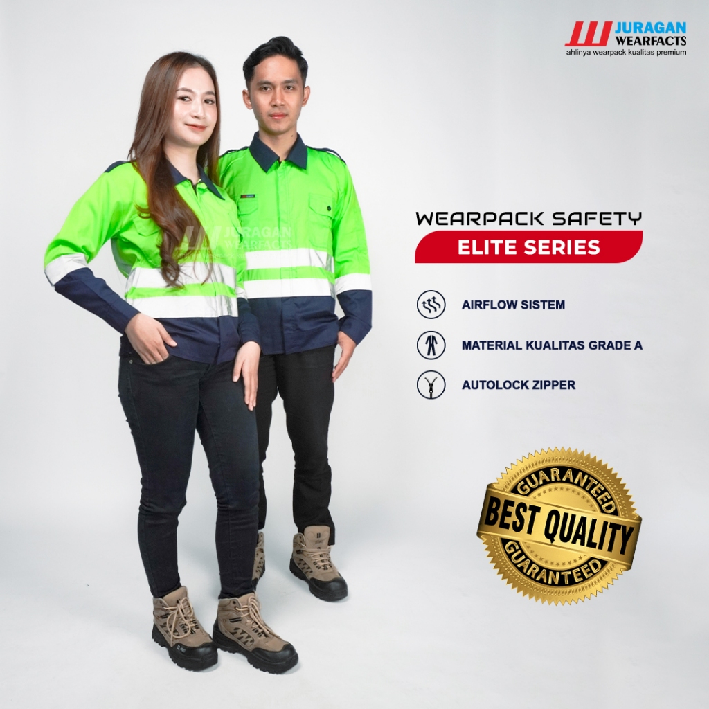 Jual Juragan Wearfacts - Baju Wearpack Safety Model Elite Warna Hijau ...
