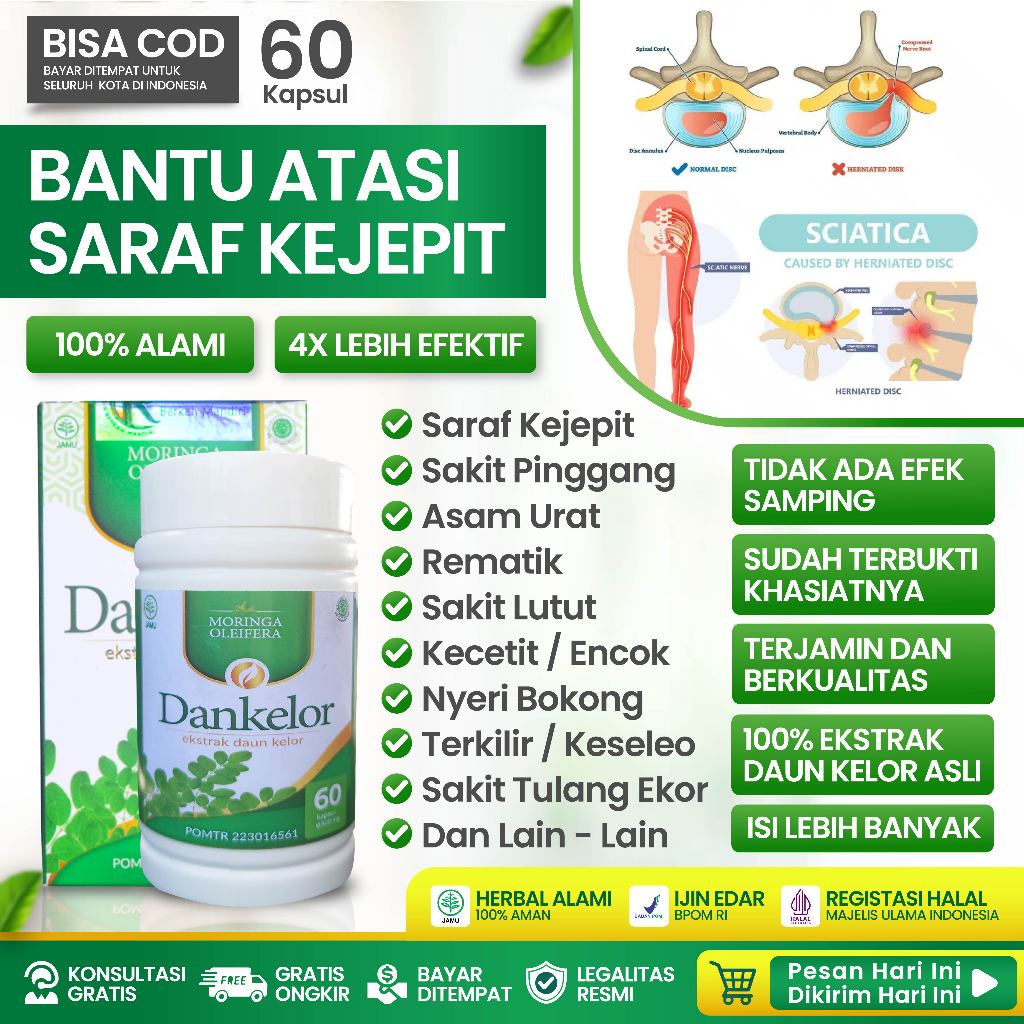 Jual Obat Saraf Kejepit Paling Ampuh Sakit Pinggang Asam Urat Sakit ...