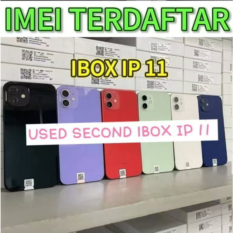 Jual IBOX IP 11 IMEI Terdaftar 64GB 128GB Second Bekas Normal BC STORE ...