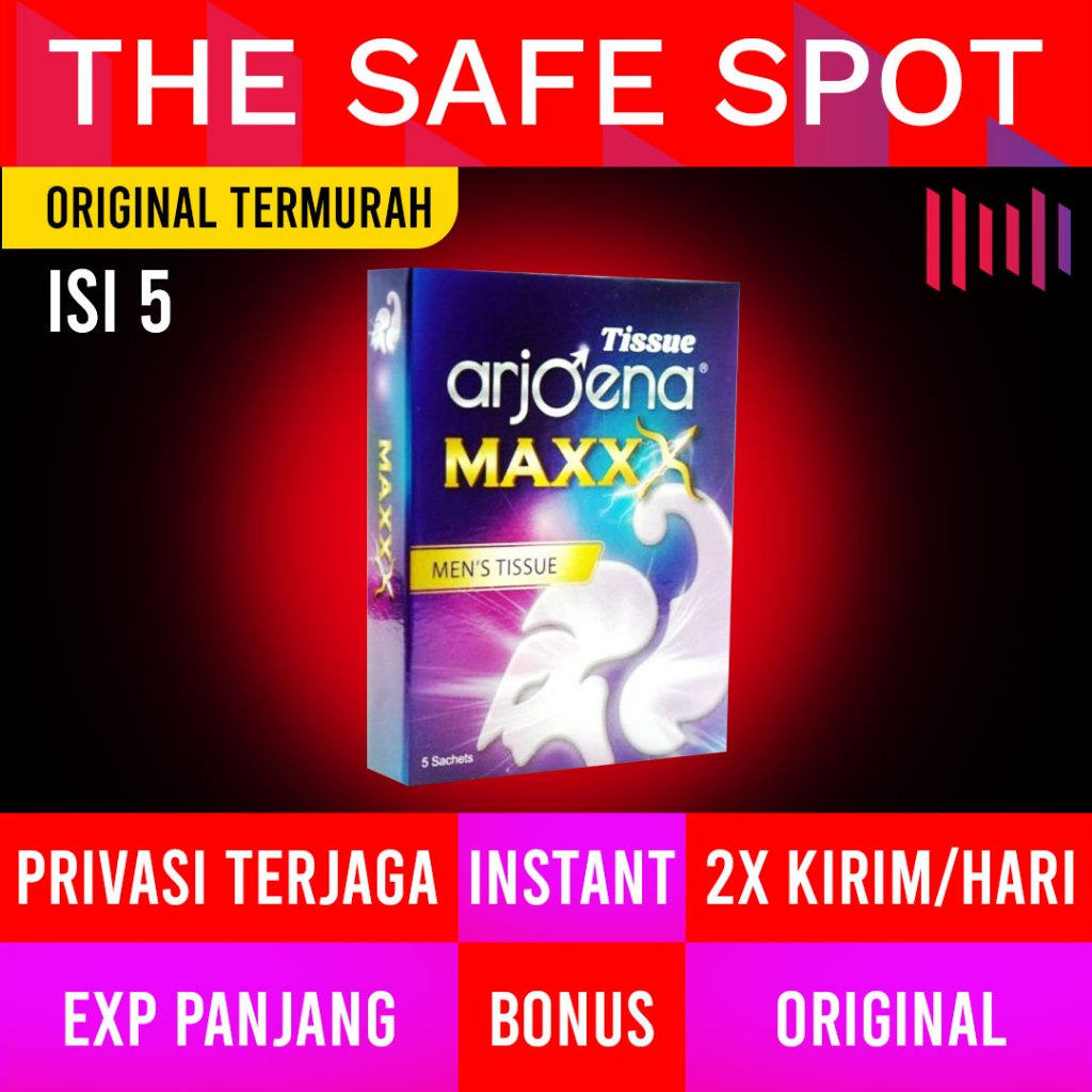 Jual Arjoena Maxx Tisu Magic Original Tahan Lama Wangi Men Tissue Magic ...