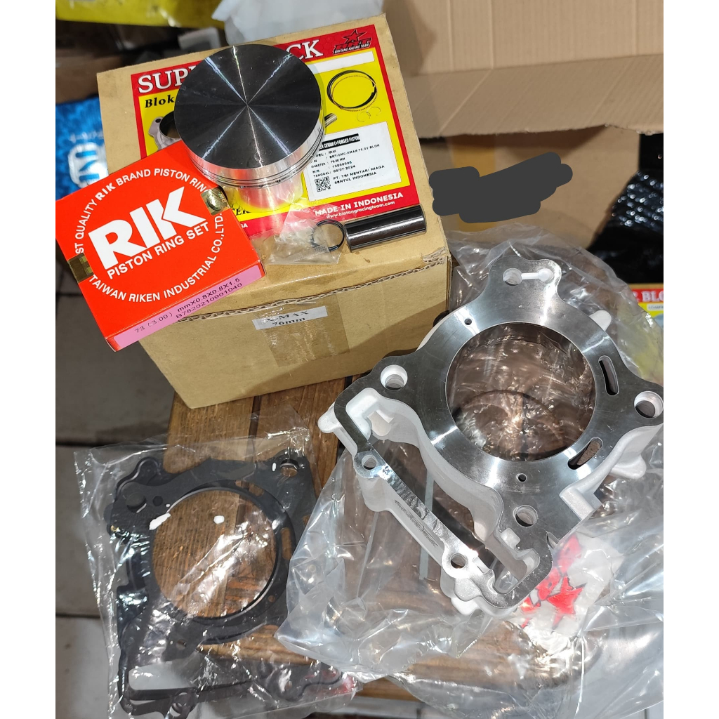 Jual Block Blok Original BRT Yamaha Xmax Ukuran 76 Ceramic Casting Iron ...