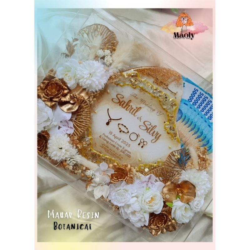 Jual FULL FRAME Mahar Resin Botanical Bingkai Arch Terarium Resin Kubah ...