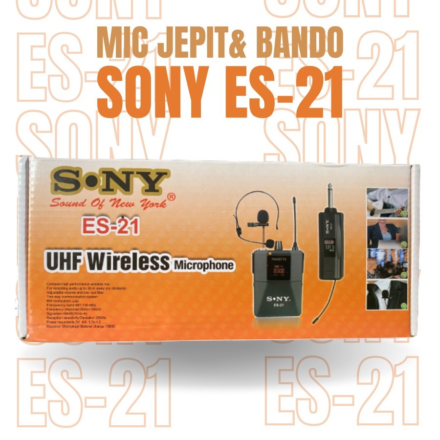 Jual MIC KANCING JEPIT DAN BANDO WIRELESS MICROPHONE MASJID MUSHOLLA ...